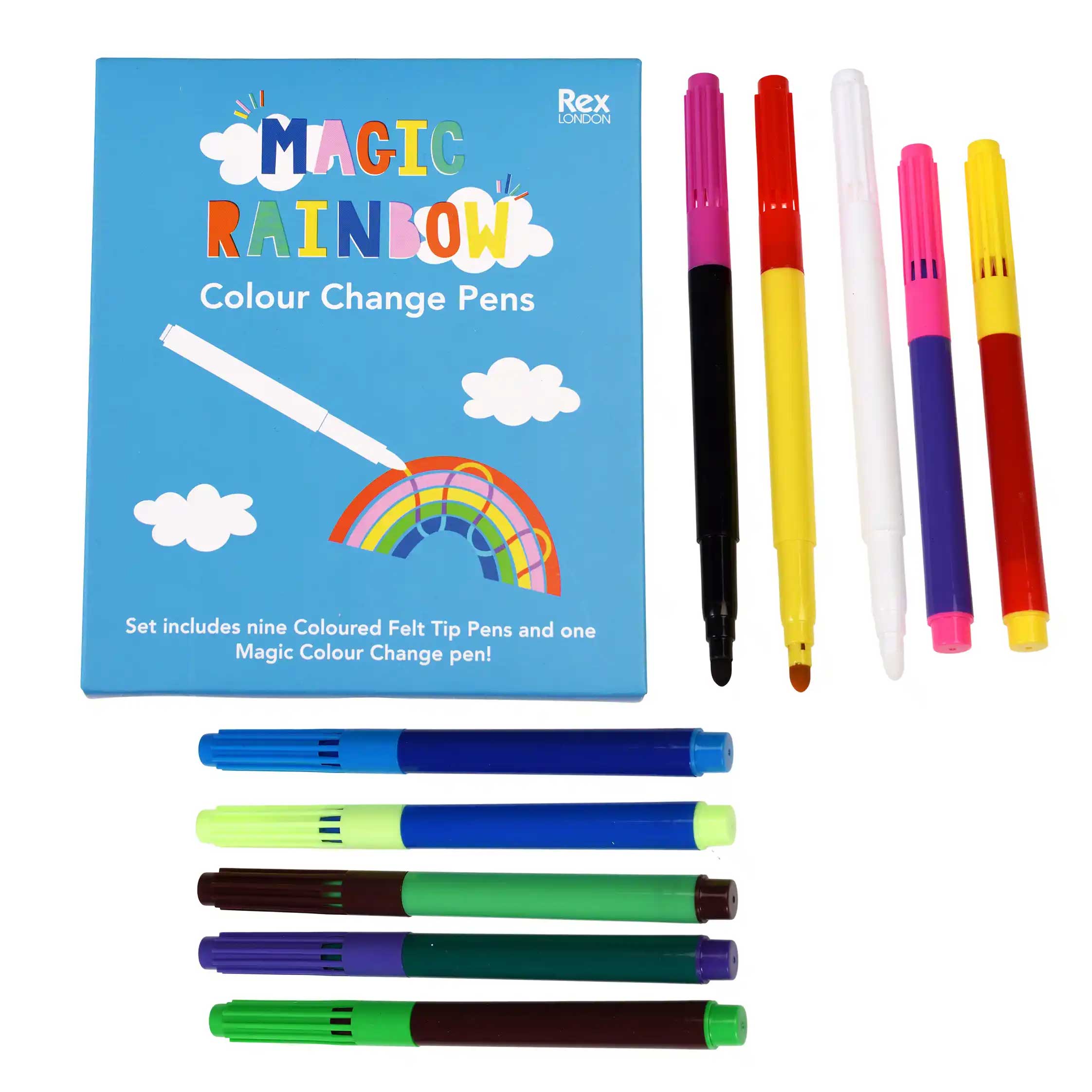Magic Rainbow Colour Changing Pens – Lucky & Gray