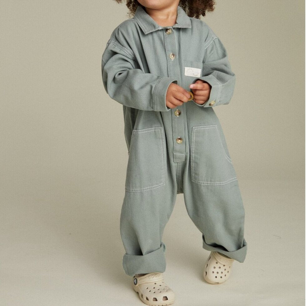 Western Seagreen Overalls – Lucky & Gray